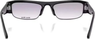Miu Miu Eyewear lunettes de soleil &agrave; monture rectangulaire B07S - Noir