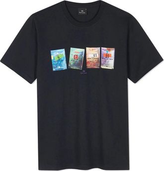 Paul Smith Homme, Tops, Noir, Taille: S T-Shirt Semi