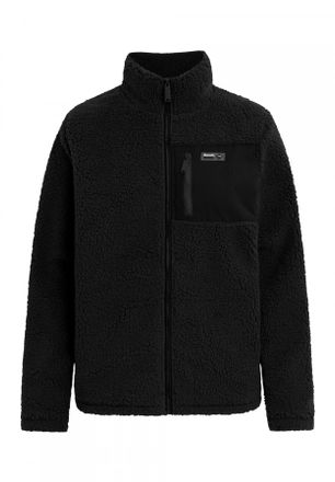 Bench Fleecejacke HENSLEY, Farbe:BLACK, Gr&ouml;&szlig;e:XXL (44)