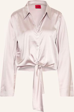 HUGO BOSS Hugo Satinbluse Errika grau