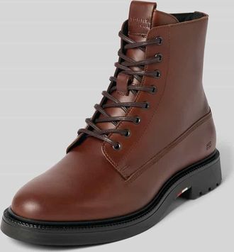 Tommy Hilfiger Stiefel aus echtem Leder mit Reißverschluss