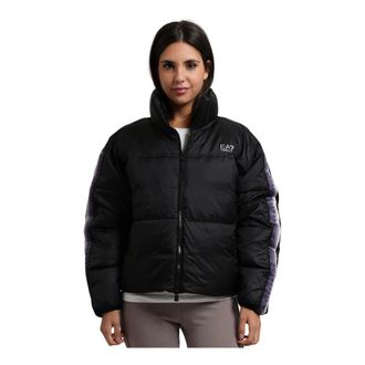 Emporio Armani Natural Ventus 7 Padded Bomber Jacket - - Jackets - Damen - Schwarzk - M