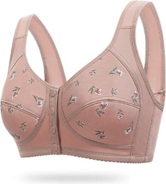 Generic Soutien-gorge &agrave; armatures pour femme - Maintien fort - Confortable - Fleurs - Bretelles r&eacute;glables - Bretelles larges - Dos nu - Soutien-gorge sans arm