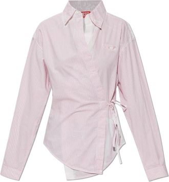 Diesel Femme, Blouses et Chemises, Rose, Taille: 42 FR C-Delphos-S2 Shirt