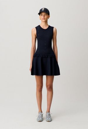 Claudie Pierlot Strickkleid mit Volant