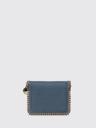 Stella McCartney Bifold-Geldb&ouml;rse aus Eco Alter Mat mit Kettenbesatz