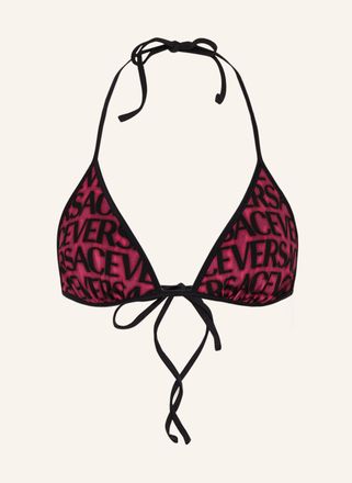Versace Triangel-Bikini-Top Zum Wenden pink