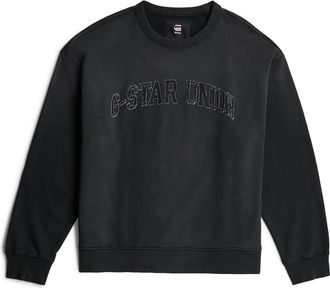G-Star Sweater - Sunfaded Applique Loose Sweater