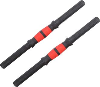 Dioche 40 Cm Hantelstangen mit Rutschfestem Gummigriff und Sicherungsmuttern f&uuml;r Individuelles Gewichthebertraining - Heimfitnessger&auml;te-Set