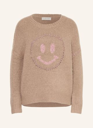 Cat Noir Catnoir Pullover Mit Glitzergarn beige