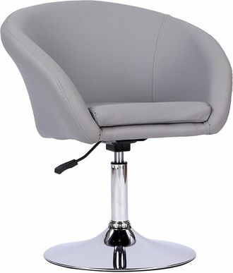 Happy Garden Happy Garden - Tabouret de bar en simili gris gabin