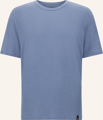 Boggi Milano Boggi Milano T-Shirt Aus Leinen blau