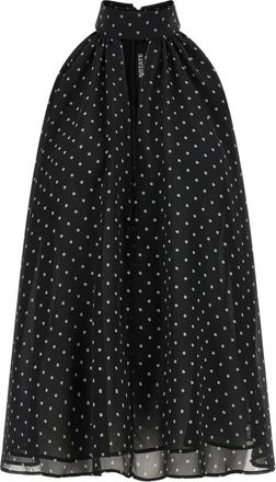 Rotate Rotate Birger Christensen, Femme, Tops, Noir, Taille: 36 FR Sleeveless Chiffon Top