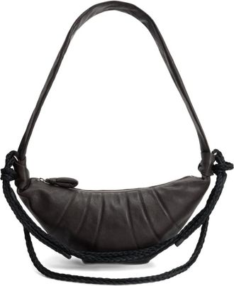 Christophe Lemaire sac porté épaule Croissant médium - Marron