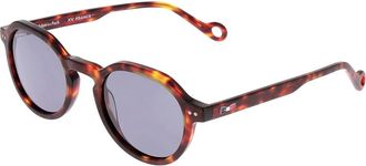 Eden Park Lunettes De Soleil Rondes En Ac&eacute;tate &Eacute;caille Marron Xv De France