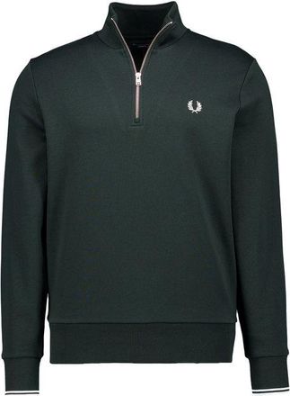 Fred Perry Herren Troyer grün unifarben