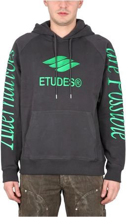 &Eacute;tudes Studio Homme, Sweatshirts et sweats &agrave; capuche, Noir, Taille: M Sweat &agrave; capuche Logo