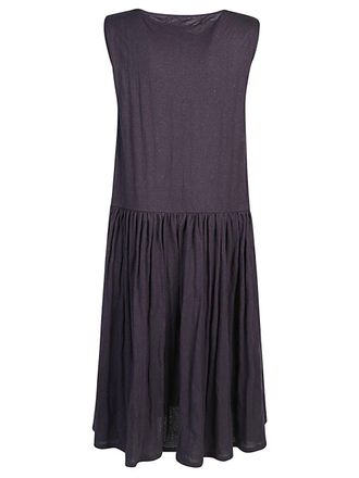 Apuntob Jersey Sleeveless Midi Dress - Charcoal