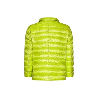 Herno Womens Bicolor Polyamide Coat Clothing