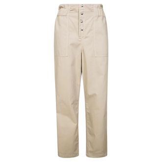 Marni Straight Leg Hosen - - Trousers - Damen - Beige - XS