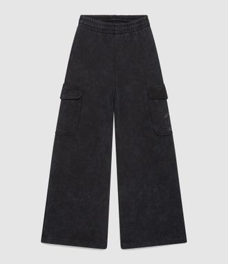 Diadora Pantalon Cargo Avenue Lab Nero Carbone