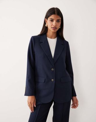 Vero Moda Blazer oversize densemble - Bleu marine