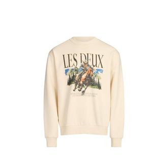 Les Deux Sweatshirt Cole Cowboy en coton biologique