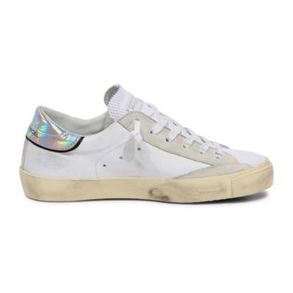 Philippe Model Prsx Low Broderie Neon Sneakers - - Shoes - Damen - Wei&szlig; - 36 EU