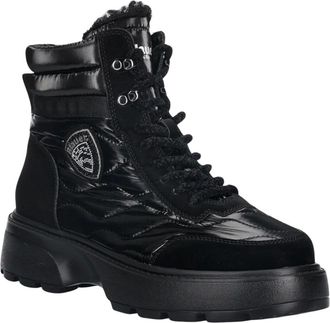 Blauer Femme, Chaussures, Noir, Taille: 36 EU Botte de combat Blanca