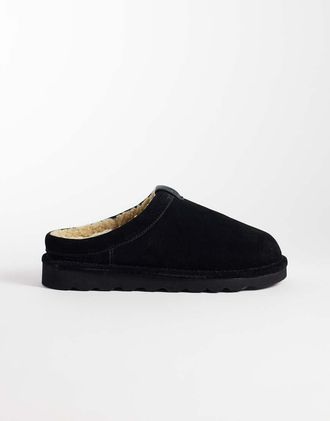 Polo Ralph Lauren Reade Clog-Hausschuh aus Wildleder in Schwarz