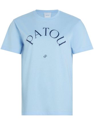 Patou t-shirt à motif monogrammé - Bleu