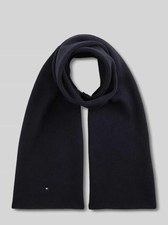 Tommy Hilfiger Schal aus Baumwoll-Mix mit Woll-Anteil