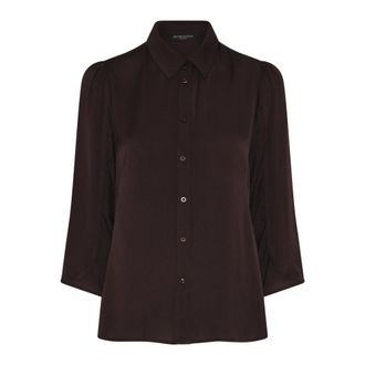 Bruuns Bazaar KamilleBBLoretta Shirt - Femme - Blouses et Chemises - Brun - Taille: 42 FR