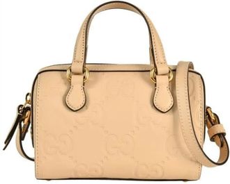 Gucci Sac &agrave; main vintage doccasion - Femme - Pre-owned - Beige - Taille: ONE Size