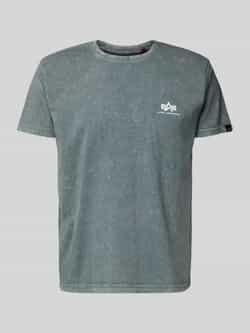 Alpha Industries T-Shirt mit Logo-Print und Label-Detail