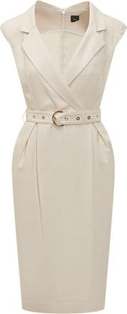 Pinko Pinko, Femme, Robes, Blanc, Taille: 38 FR Amadine Dress