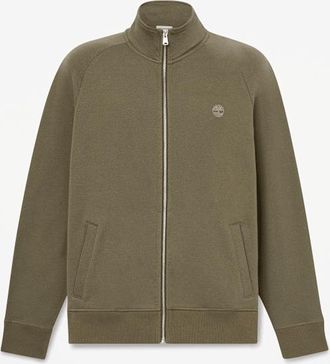 Timberland Exeter River Sweatshirt mit durchgehendem Rei&szlig;verschluss f&uuml;r Herren in Gr&uuml;n/Braun, Herren, Gr&uuml;n, Gr&ouml;&szlig;e