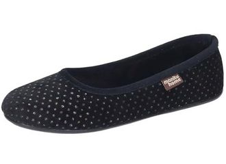 Manitu Femme Chaussons pour la Maison, Noir, 38 EU