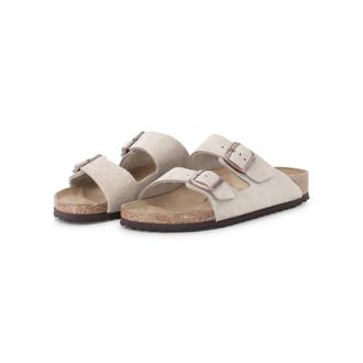 Birkenstock Homme, Chaussures, Beige, Taille: 41 EU Tongs Coupe Étroite