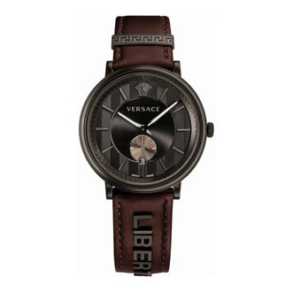 Versace Vbq040017 V-Circle Uhr - - Accessories - Herren - Braun - ONE SIZE
