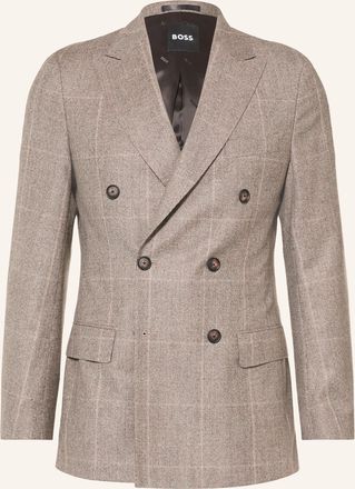 HUGO BOSS Anzugsakko Huge Slim Fit braun