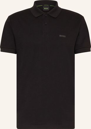 HUGO BOSS Jersey-Poloshirt Pio Regular Fit schwarz