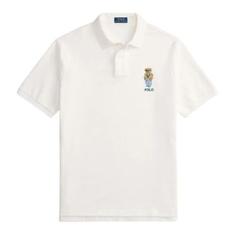Ralph Lauren Polo Bear Polohemd - - Tops - Herren - Wei&szlig; - M