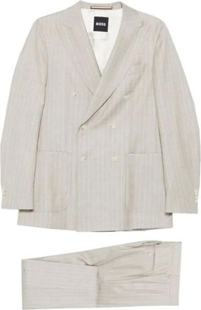 HUGO BOSS Homme, Costumes, Beige, Taille: M Wool Suit