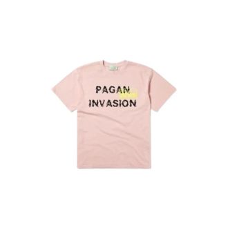 Aries Pagan Invasion T-Shirt - - Tops - Herren - Rosa - M