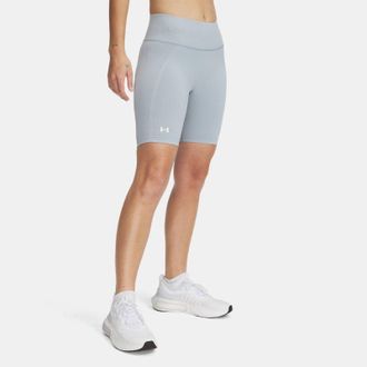 Under Armour Train Seamless Shorts (18 cm) für Damen Harbor Blau / Weiß XS
