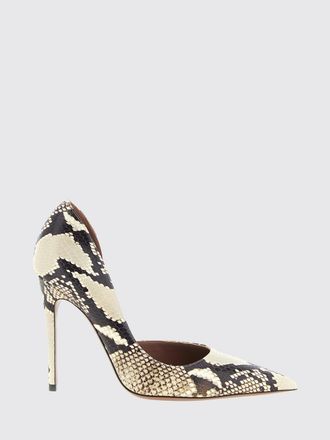 PARIS TEXAS Vera Stiletto-Pumps aus Kalbsleder mit Schlangen-Print
