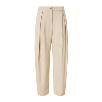 Pinko Pinko, Femme, Pantalons, Beige, Taille: 34 FR Pantalon Beige Élégance