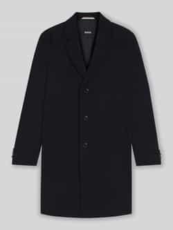 HUGO BOSS Slim Fit Wollmantel mit Reverskragen Modell HYDE
