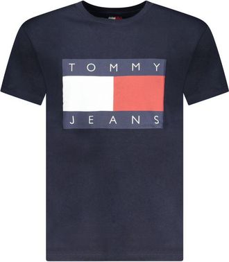 Tommy Hilfiger Blaues Baumwoll-Herren-T-Shirt